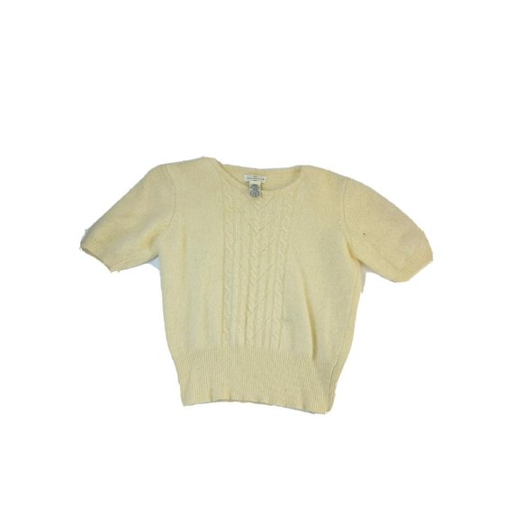Vintage | Sweaters | Vintage Soft Lambswool Angora Puff Sleeve Sweater ...